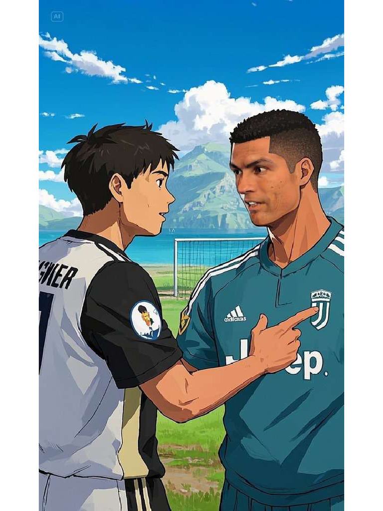 Convert It in Ghibli Style Hyper Realistic Ronaldo and Ishowspeed | PDF