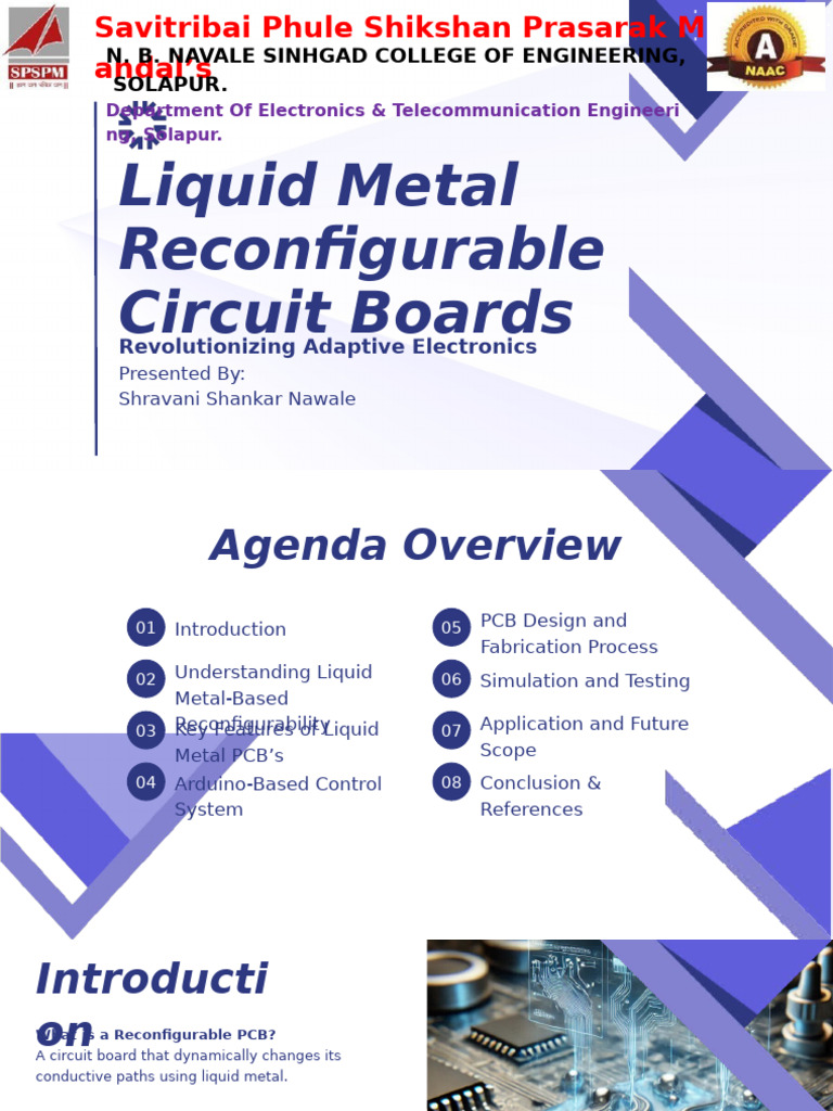 Liquid Metal Reconfigurable Circuit Boards (LMRPCB'S) | PDF | Printed ...