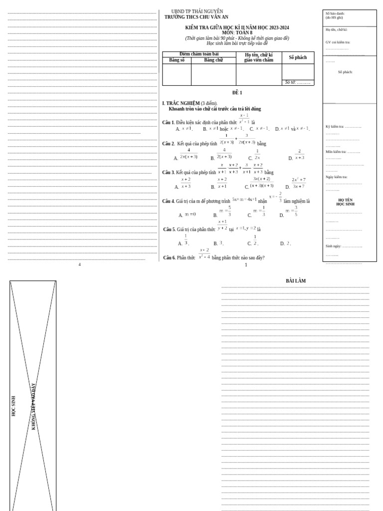 Toan 8 GK2 (23-24) | PDF