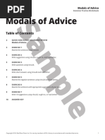 Modals and Infinitives For Giving Advice | PDF | Syntax | Linguistic Morphology