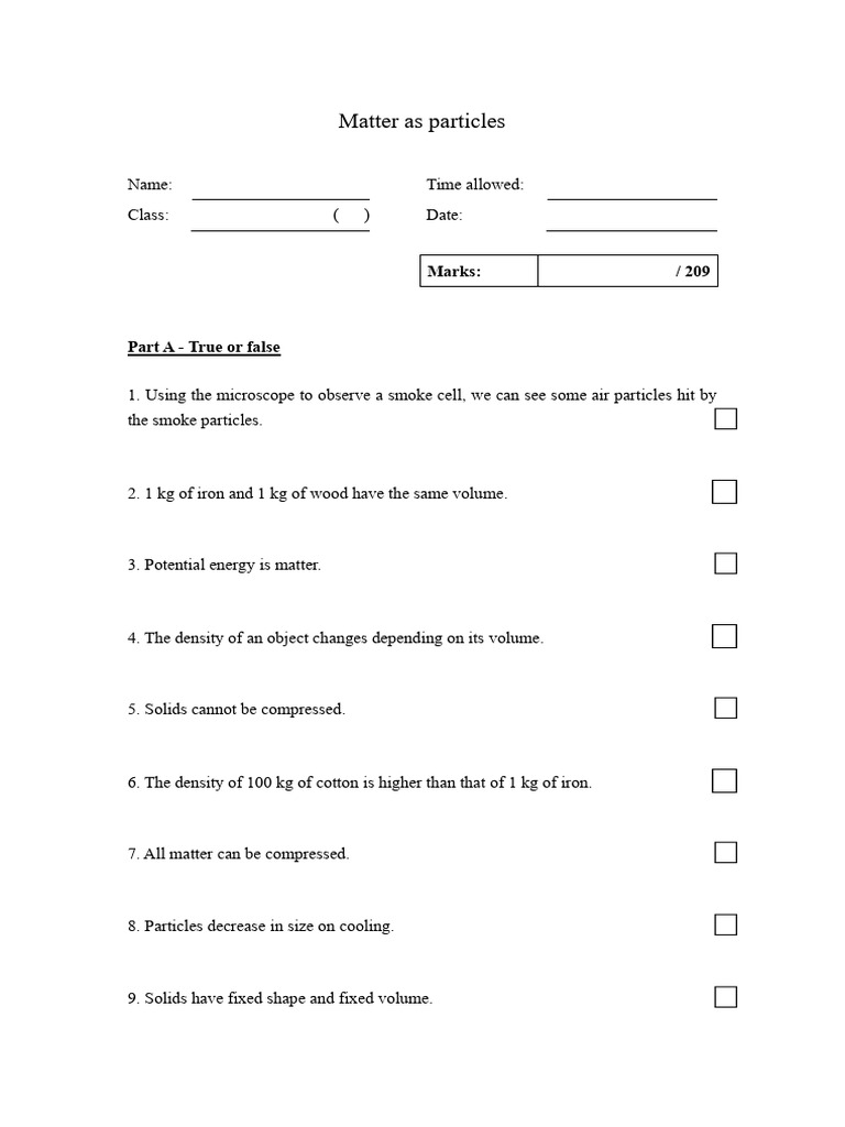 Understanding Matter and Particles | PDF | Gases | Liquids