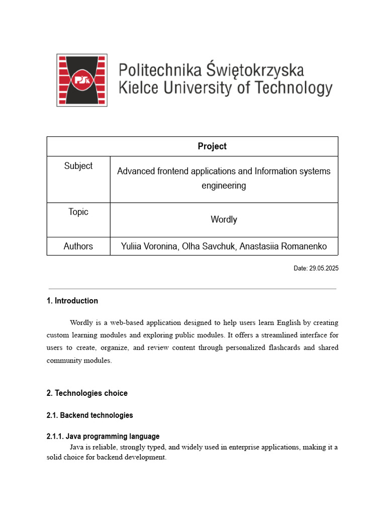 Advanced Frontend Applications and Information Systems Engineering | PDF | Password | User ...