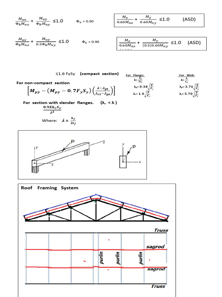 Biaxial Bending and Purlins Analysis (FINALS 2) | PDF | Deformation (Mechanics) | Materials Science