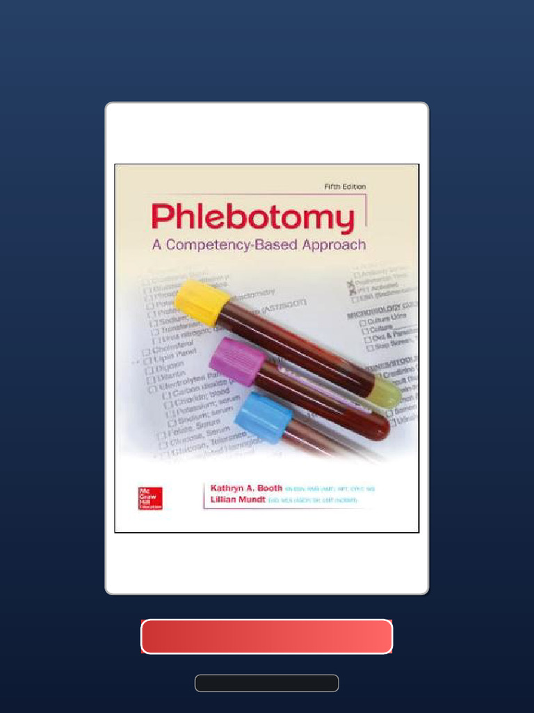Phlebotomy A Competency Based Approach 5th Edition Booth Solution Manual Full Download | PDF ...