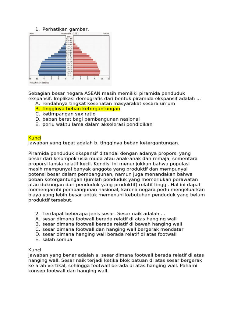 Soal Seleksi OSN Geografi | PDF