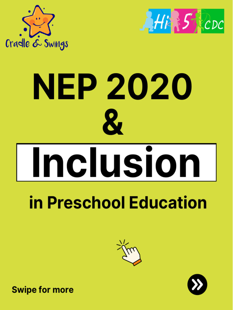 NEP 2020: Inclusive Preschool Education | PDF