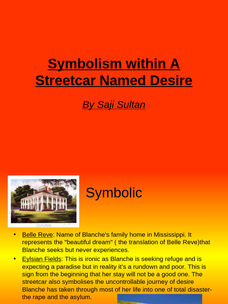 Symbolism Within A Streetcar Named Desire | PDF