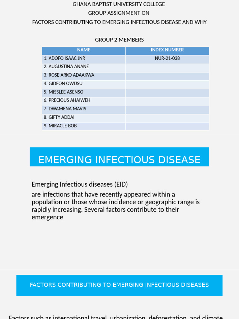 Emerging Infectious Disease | PDF | Animal Diseases | Medicine