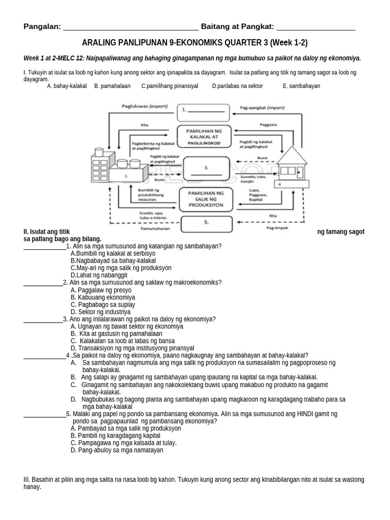 AP Q3 Activity Sheet Week 1-2 | PDF