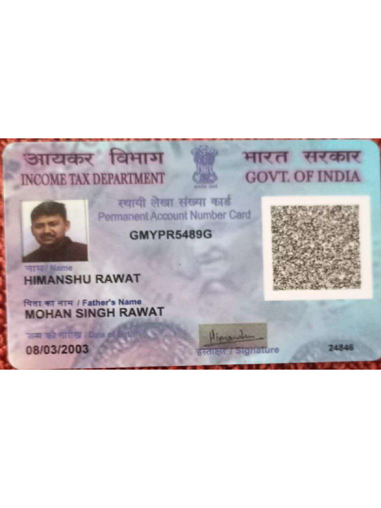 Pan Card | PDF