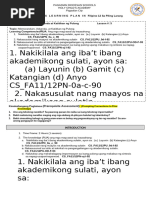 Pagsulat NG Memorandum | PDF