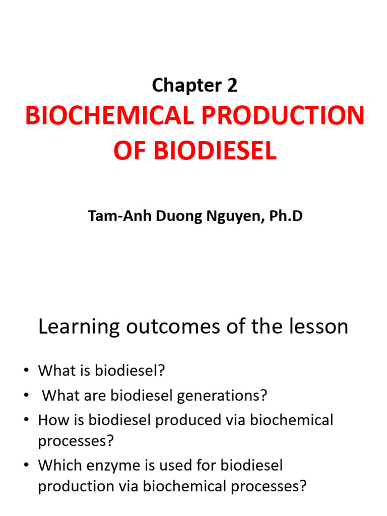 Chapter 2 Biodiesel 2025 Pdf Biodiesel Catalysis