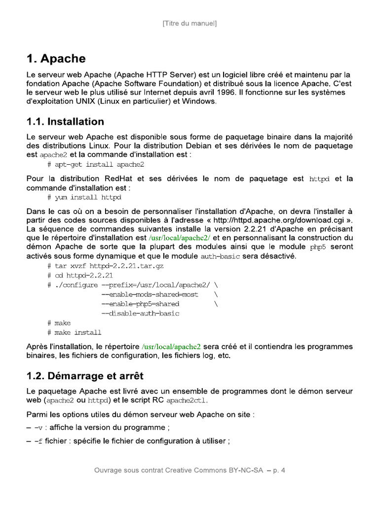 Apache Cours | PDF