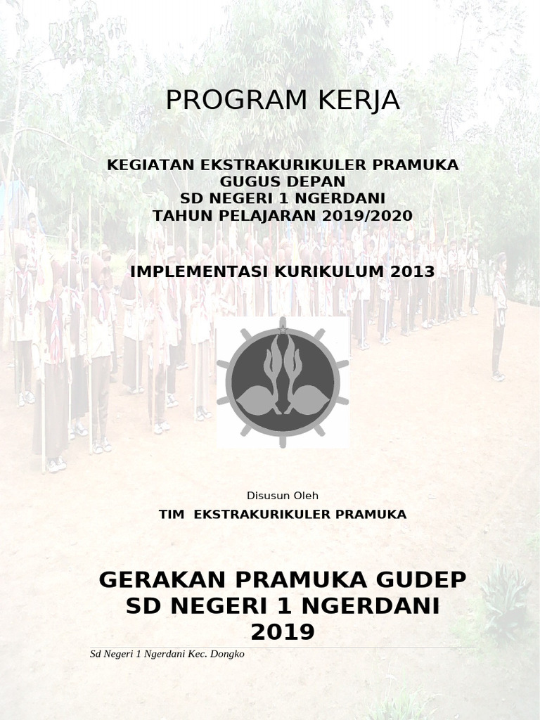 Program Kerja Pramuka - Copy | PDF