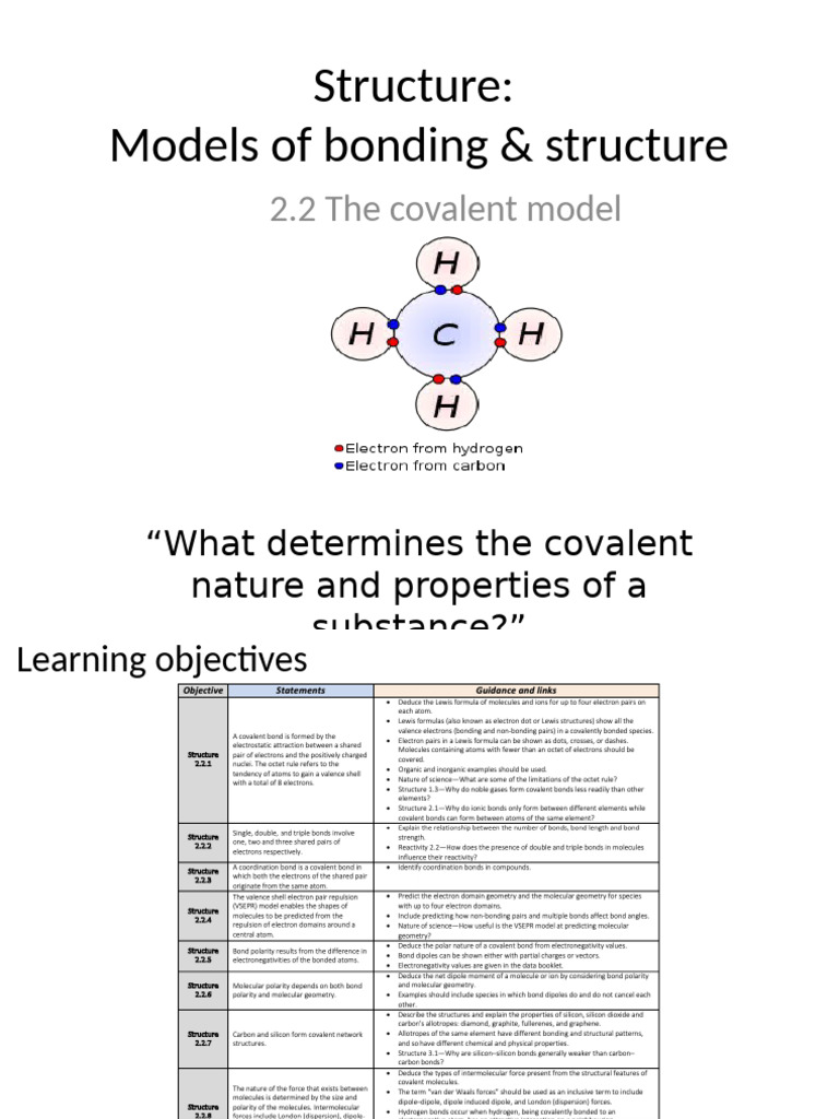 Covalent Bonding and Lewis Structures | PDF | Chemical Bond | Chemical ...