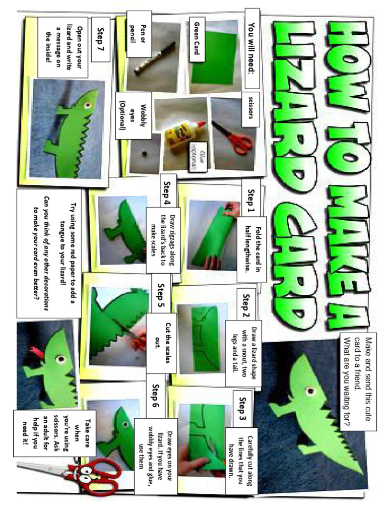 How to Draw Lizard Scales for Cards | PDF | Chess Openings | Chess
