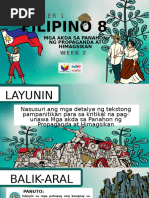 DLL Matatag - Filipino 8 q1 w3 | PDF