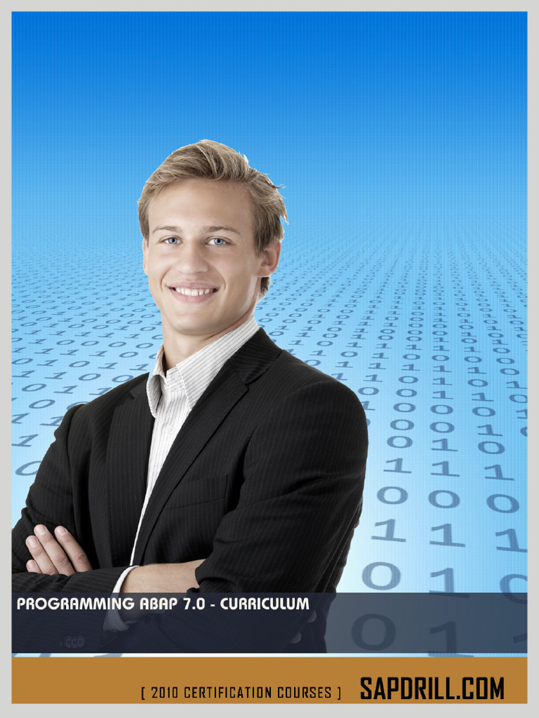 ABAP DEVELOPMENT 70 2010 Course Curriculum Programming ABAP Training | PDF