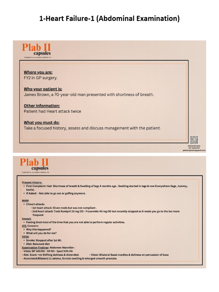 2 - Chest& Cardio Scenarios | PDF