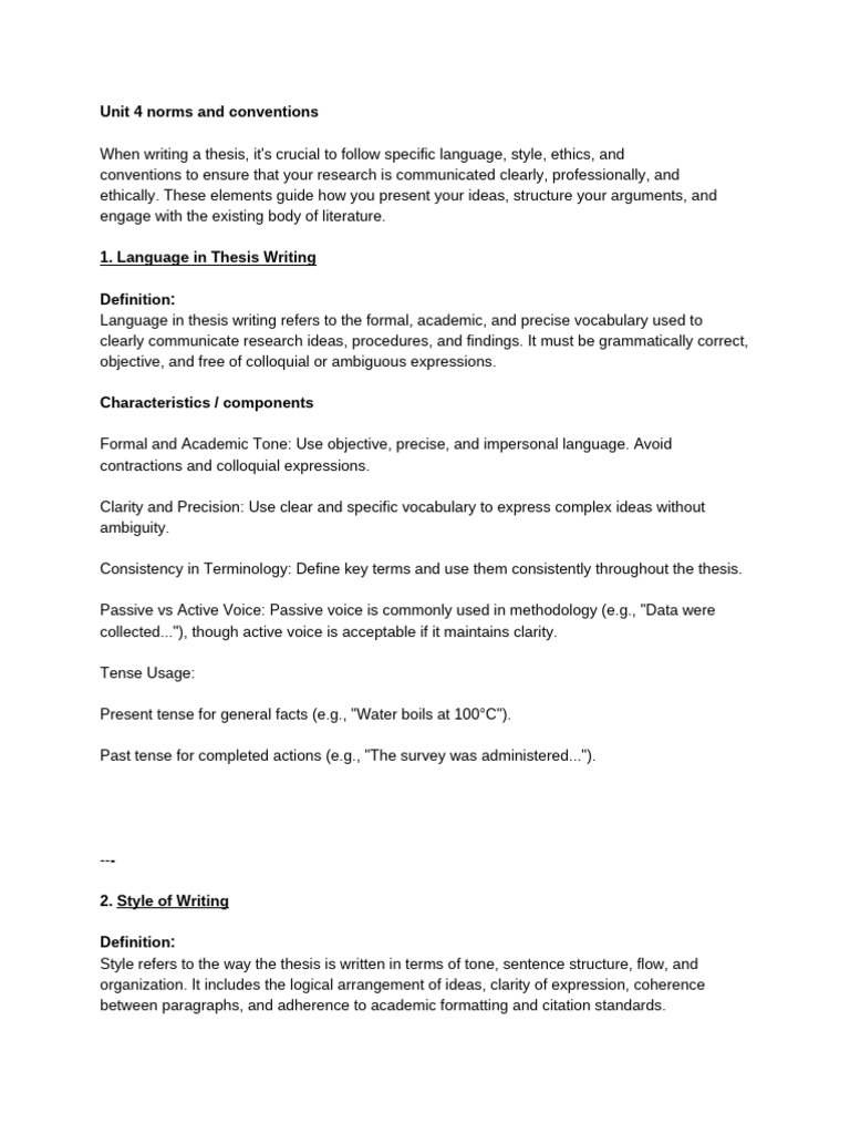 Unit 4 Norms and Conventions | PDF | Citation | Qualitative Research