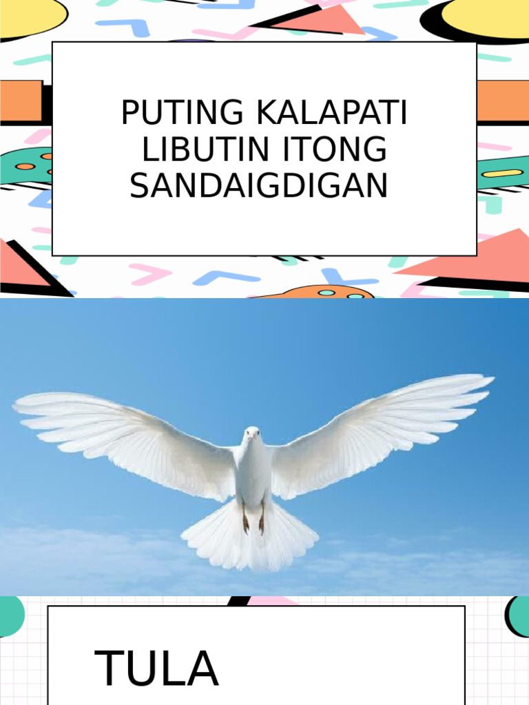 G9 - Puting Kalapati, Ito Ay Tula Na Isa Sa Mga Paksa Sa Grade 9 | PDF