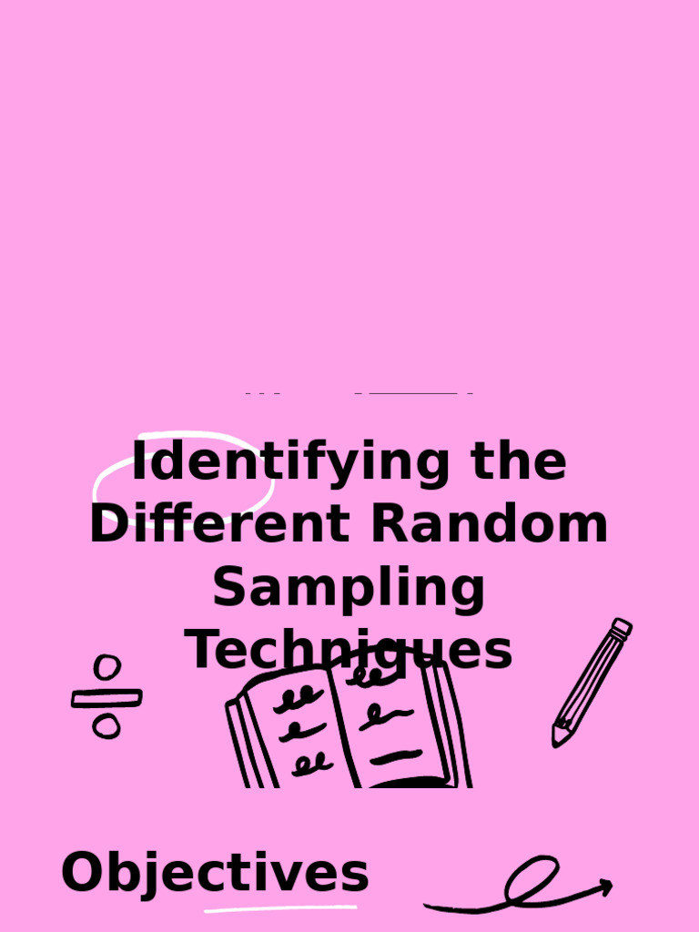Demo-Identifying The Different Random Sampling Techniques | PDF | Sampling (Statistics ...