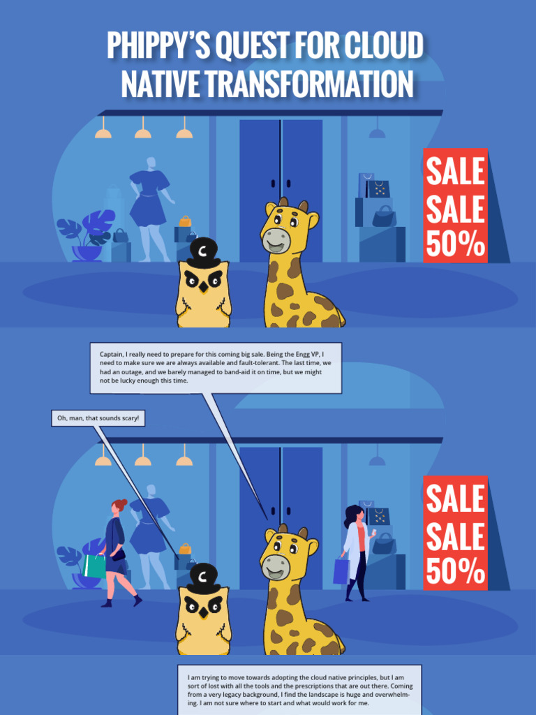 Phippys Quest For Cloudnative Transformation Comic | PDF | Cloud Computing | Scalability