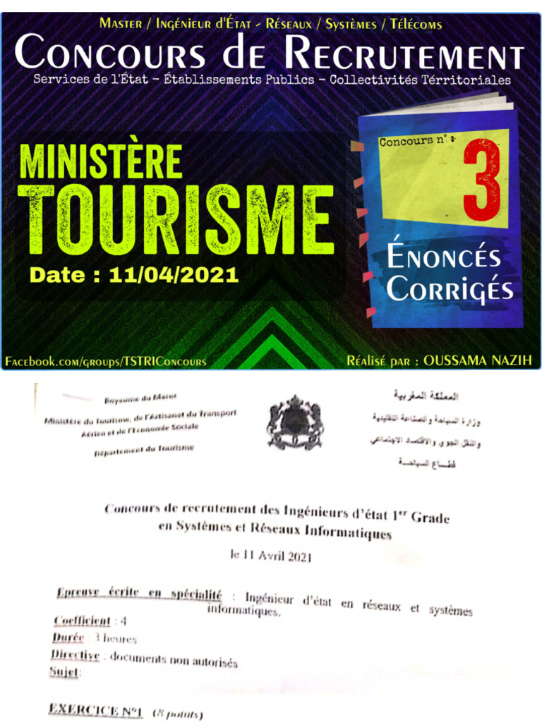 Ministère de Tourisme (2021) - OUSSAMA NAZIH | PDF
