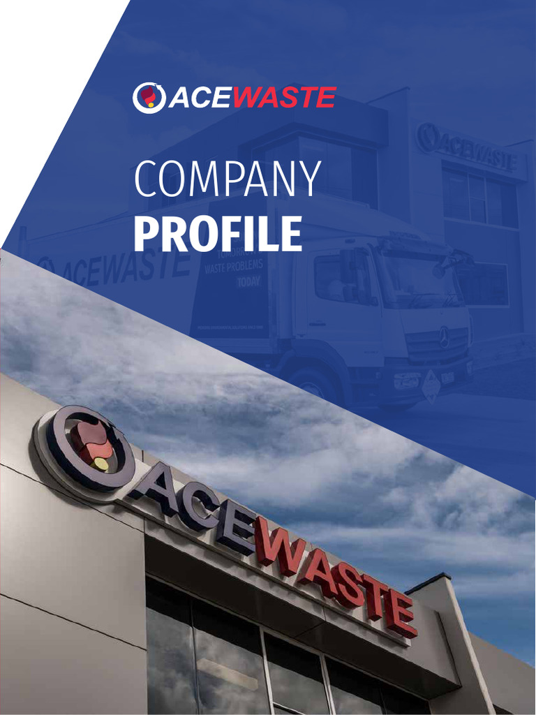 AceWaste CompanyProfile | PDF | Waste | Waste Management