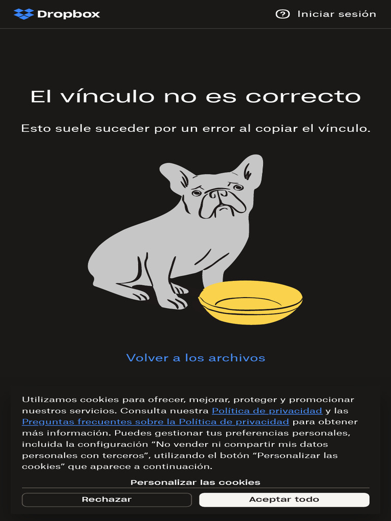 Dropbox - Vínculo No Válido - Simplifica Tu Vida | PDF