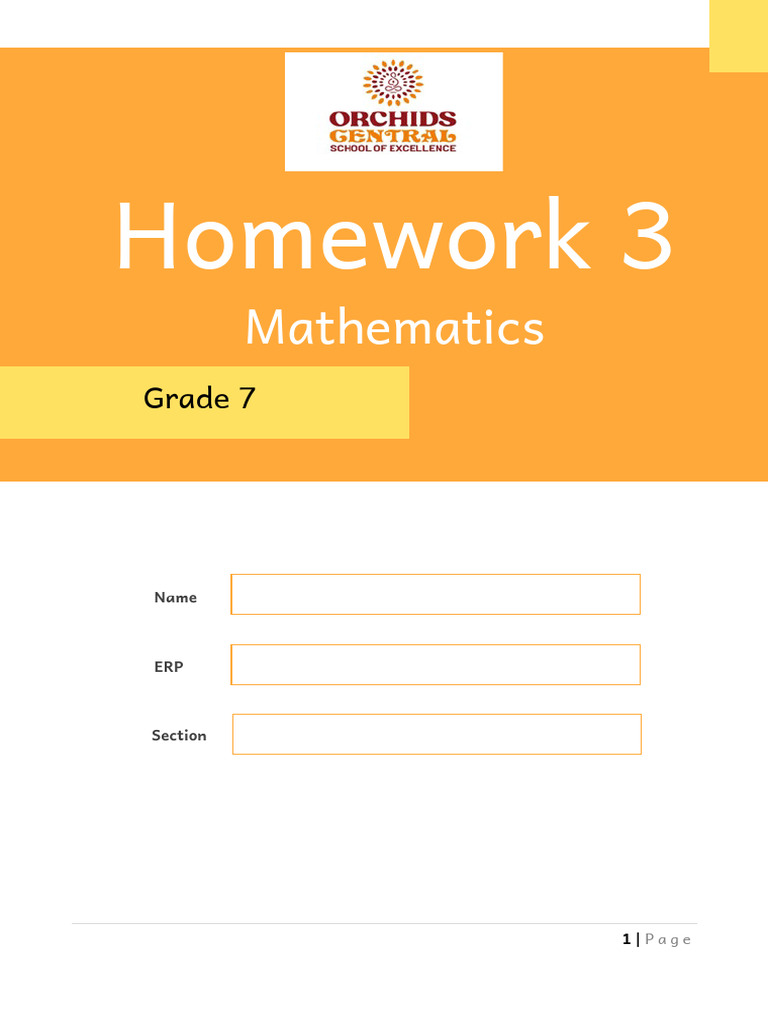 Grade 7 - Geometry - Vacation HW 3 | PDF