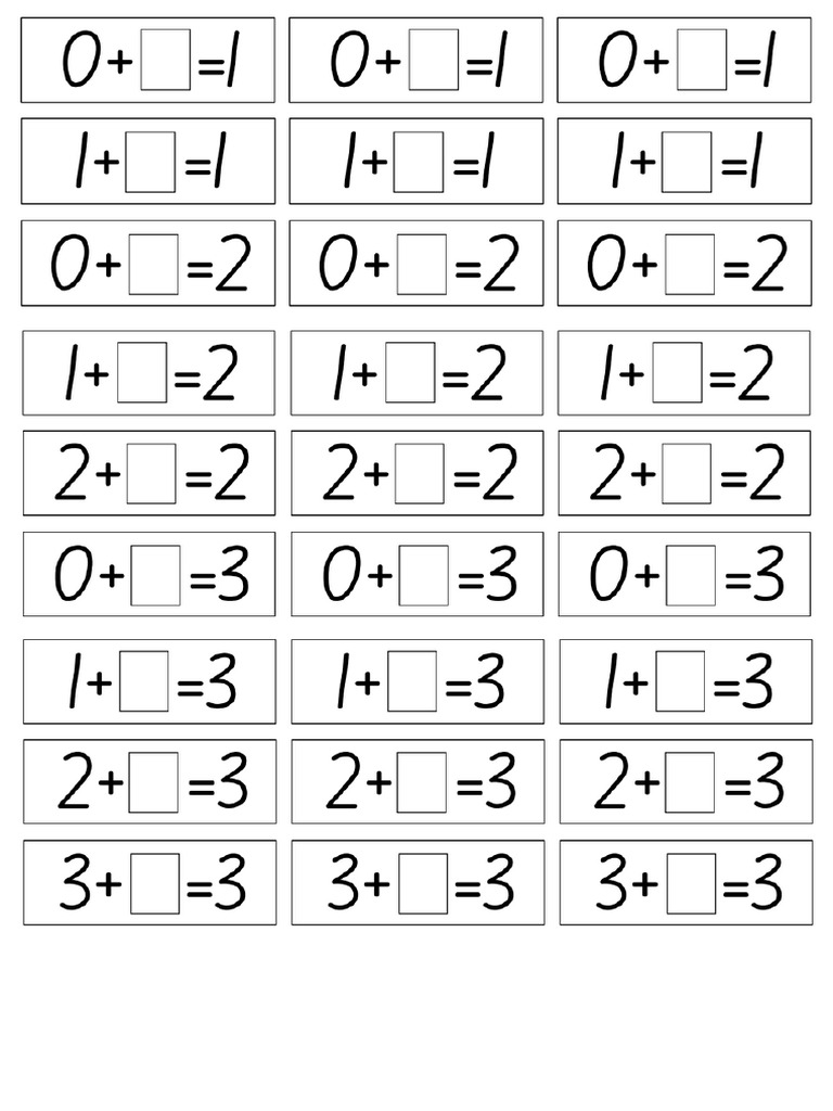 Bonds of 10 Missing Addends | PDF