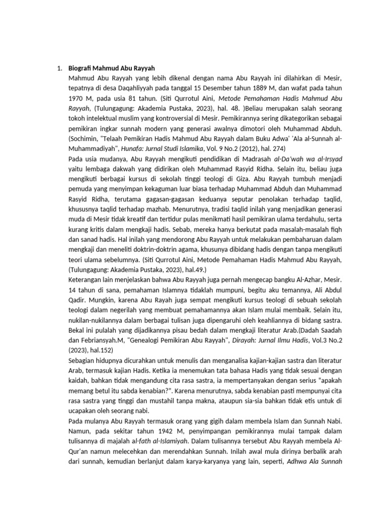 Pemikiran Kontroversial Abu Rayyah | PDF