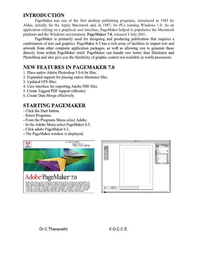 Page Maker 7.0 | PDF