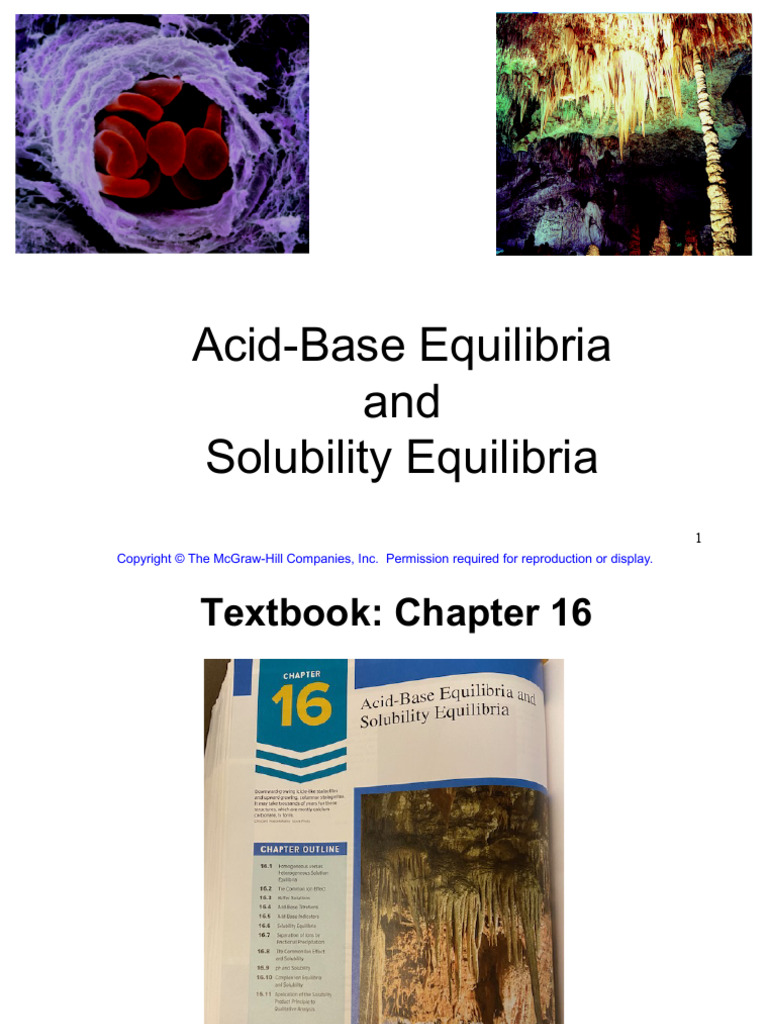 Lesson 14 2 Acid Base and Solutility Equilibria | PDF | Solubility | Chemical Compounds