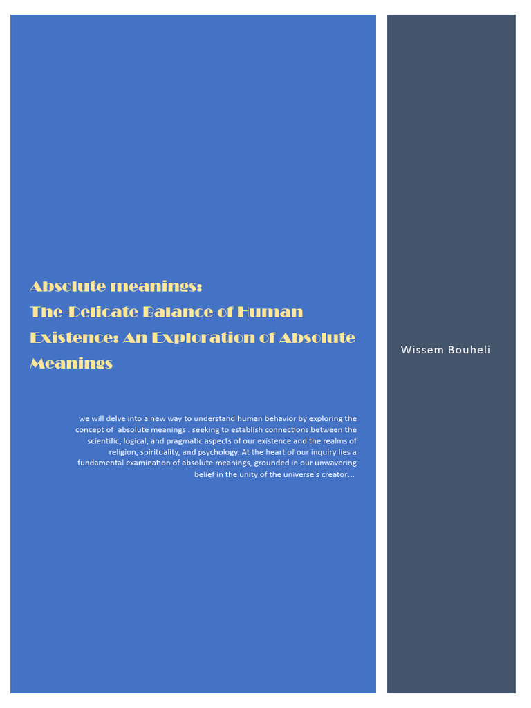 Absolute Meaning To Understand The Divine Law | PDF | Spirituality ...