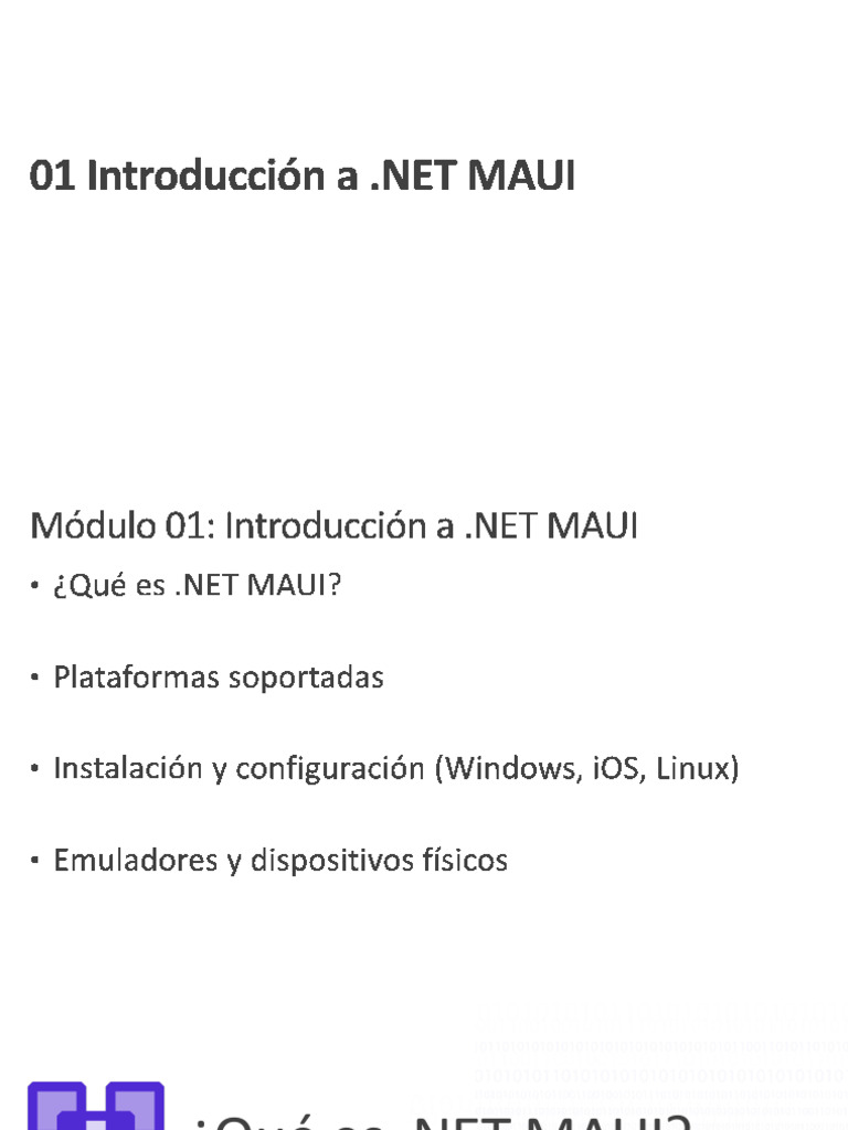 Introducción a .NET MAUI para Desarrolladores | PDF | .NET Framework ...