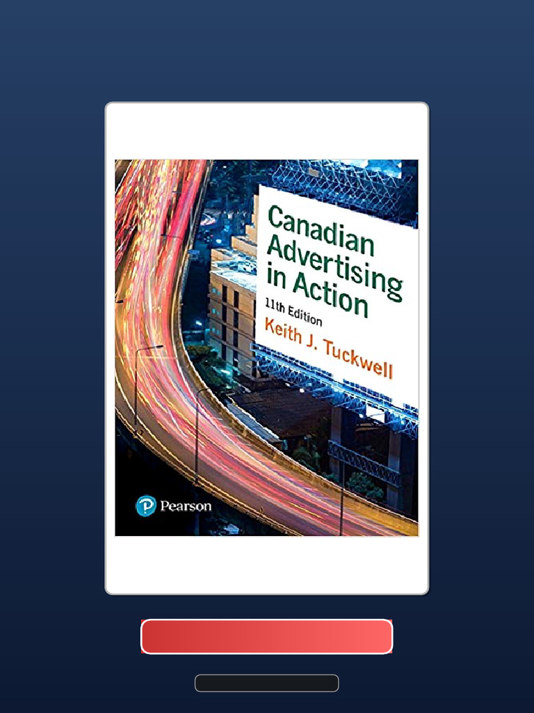 Canadian Advertising in Action 11th Edition by Keith J Tuckwell Ebook ...