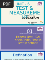 Fitness Test (SAI Khelo India) | PDF