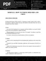 Crafting Effective MUN Opening Speeches | PDF | Further Education