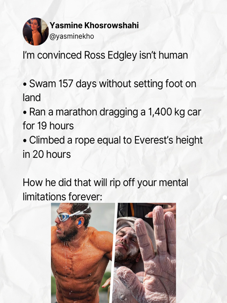 Ross Edgley's Limits of Human Endurance | PDF