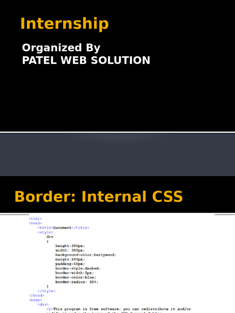 Pws Internship Session 8 | PDF