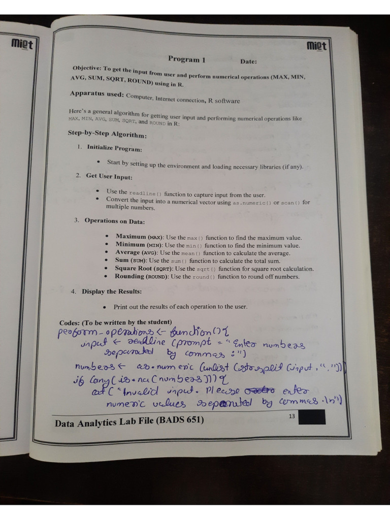 DA Lab | PDF