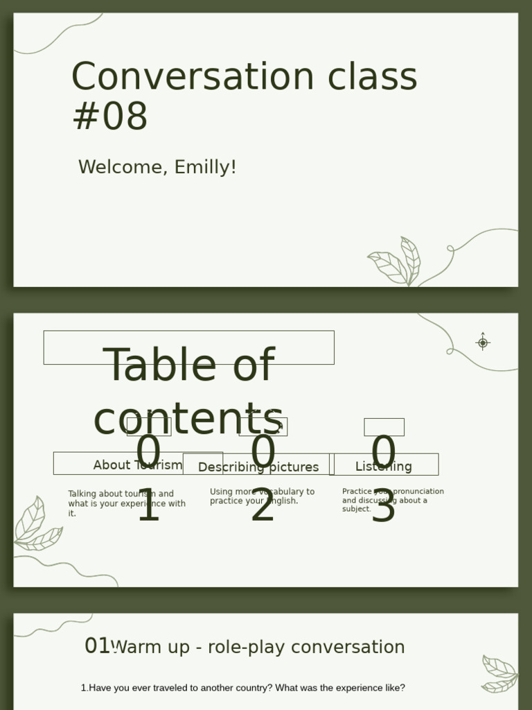 08 - b1 Conversation Class | PDF