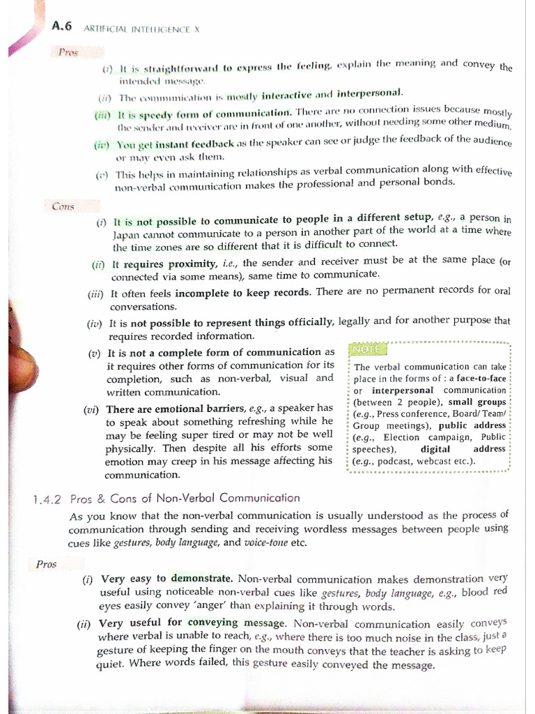 Ai Class 10 Unit 1 Page 3 | PDF