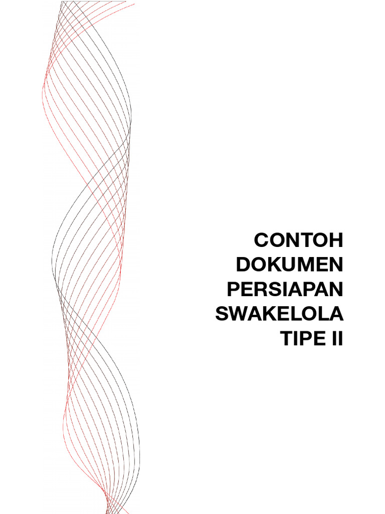 Contoh Dokumen Swakelola Tipe II | PDF