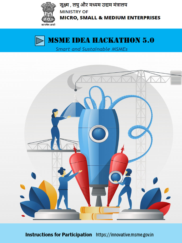 MSME Idea Hackathon 5.0 Instructions For Participation | PDF | Cost Of ...