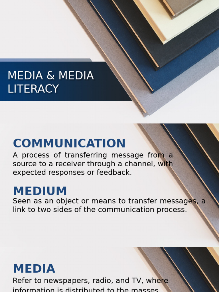 Media & Media Literacy | PDF