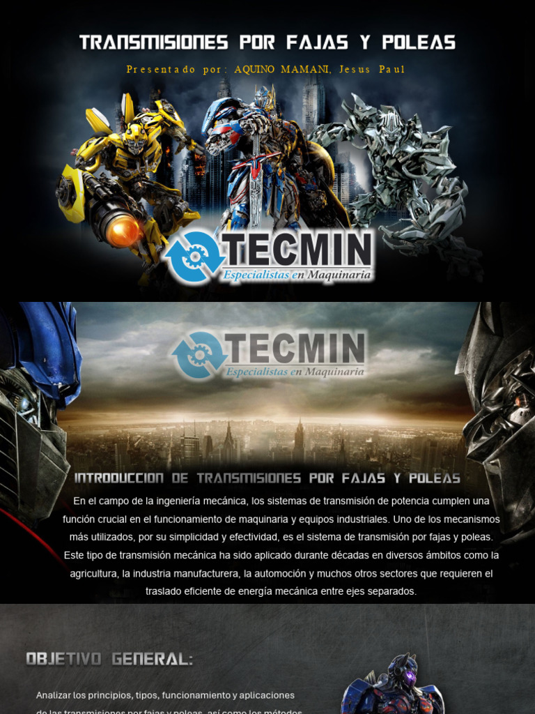 Transformers Powerpoint Template | PDF | Ingeniería mecánica | Bienes ...
