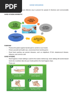 6 Steps Hand Washing Poster | PDF | Hand Washing | Hand